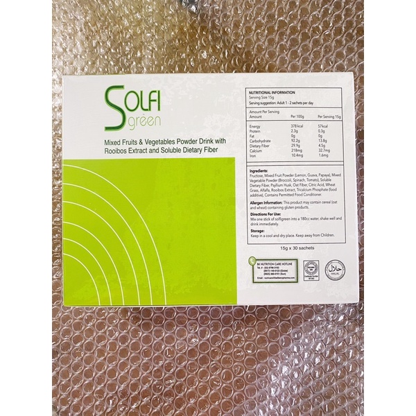 Solfi Green Fiber Detox Drink 30 SACHETS | Shopee Philippines