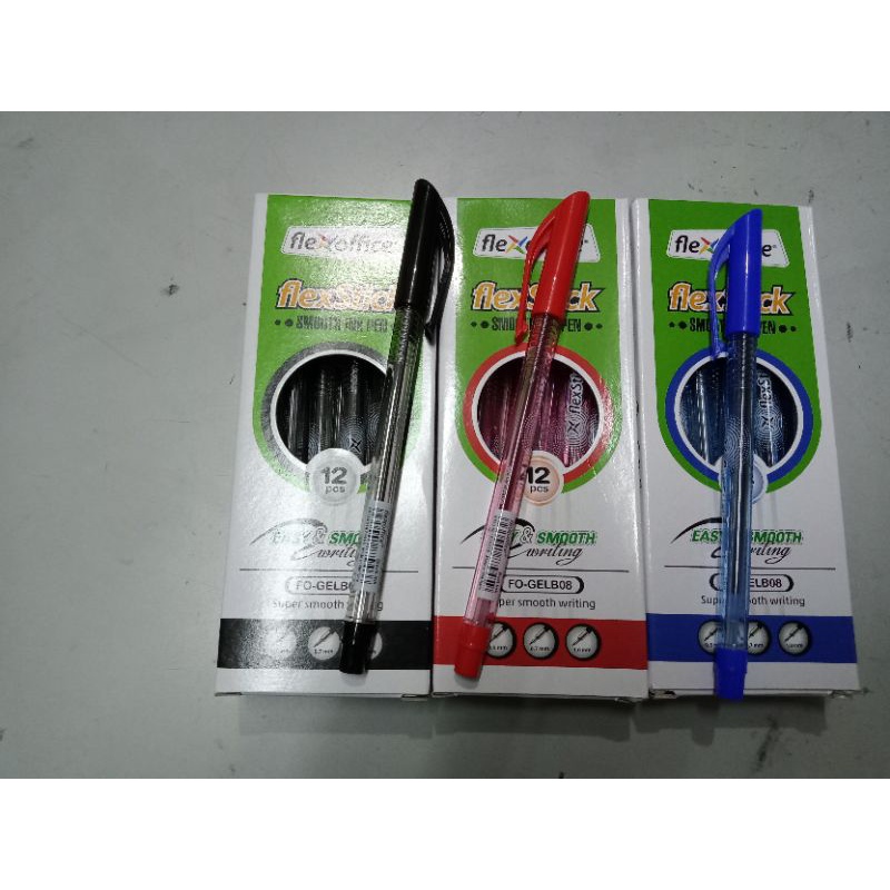 FLEX STICK ballpen with three colors red, blue, black (PER PIECE ...