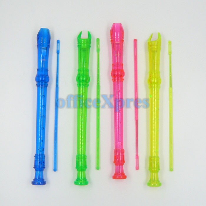 Flute Recorder Transparent Combo | Shopee Philippines