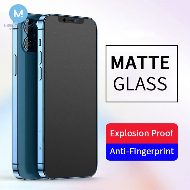 2PC Matte Tempered GlassFor For iPhone 15 14 13 11 12 XS Pro Max Mini ...