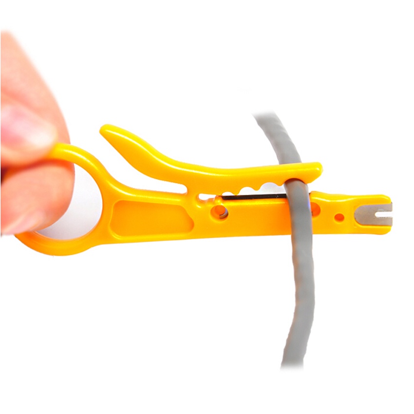 Mini Portable Wire Stripper Knife Wire Cutter Stripper Crimper Pliers ...