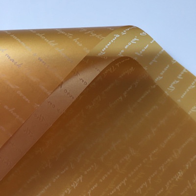 20pcs per pack Script Letter Design Flower Bouquet Wrapper Floral ...