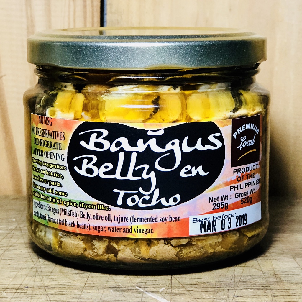 PLP Bangus Belly En Tocho in Olive OIl 10oz Premium Local Philippines ...