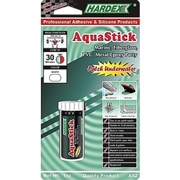 28.4g HARDEX Aquastick Underwater Epoxy White Colour Marine Fiberglass ...
