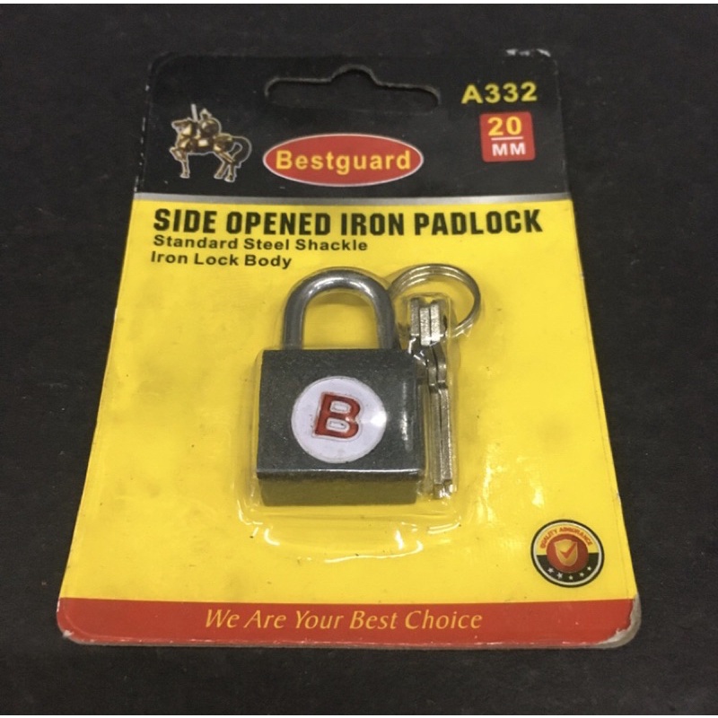 Side Opened Padlock 20mm A332 | Shopee Philippines