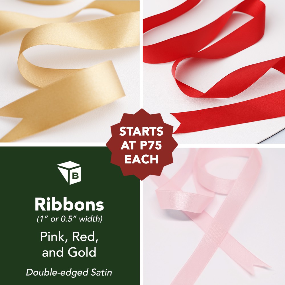 Satin Ribbons (50 yards) | Shopee Philippines