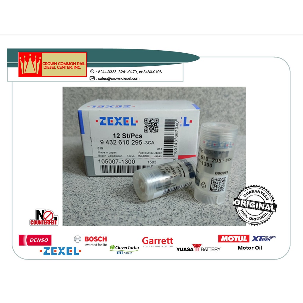 Original ZEXEL Nozzle Tip DN10PDN130 Mitsubishi L300 / Adventure 4D56 ...
