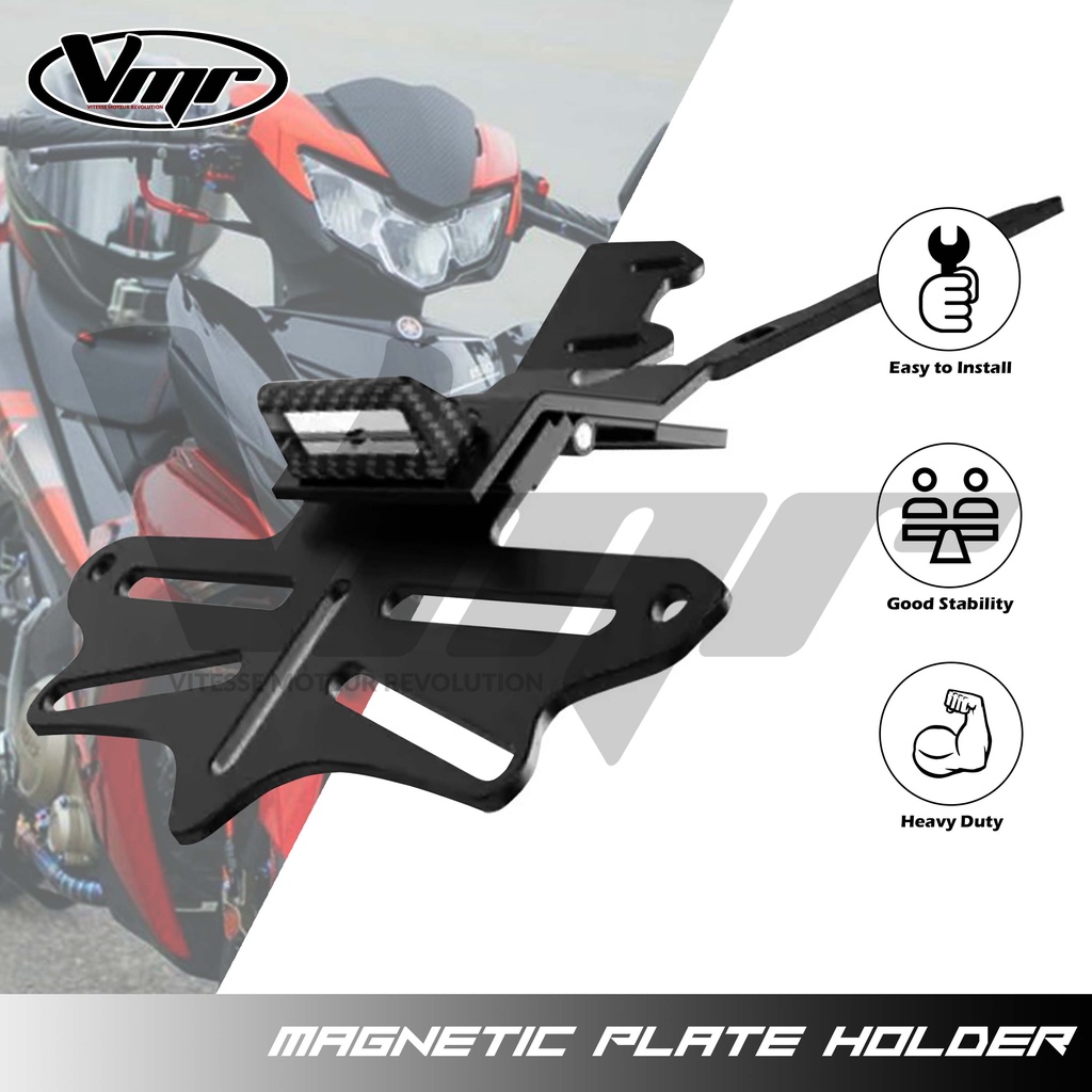 VMR Shark Power CPJ05 Magnetic License Plate Holder with Light V2 ...