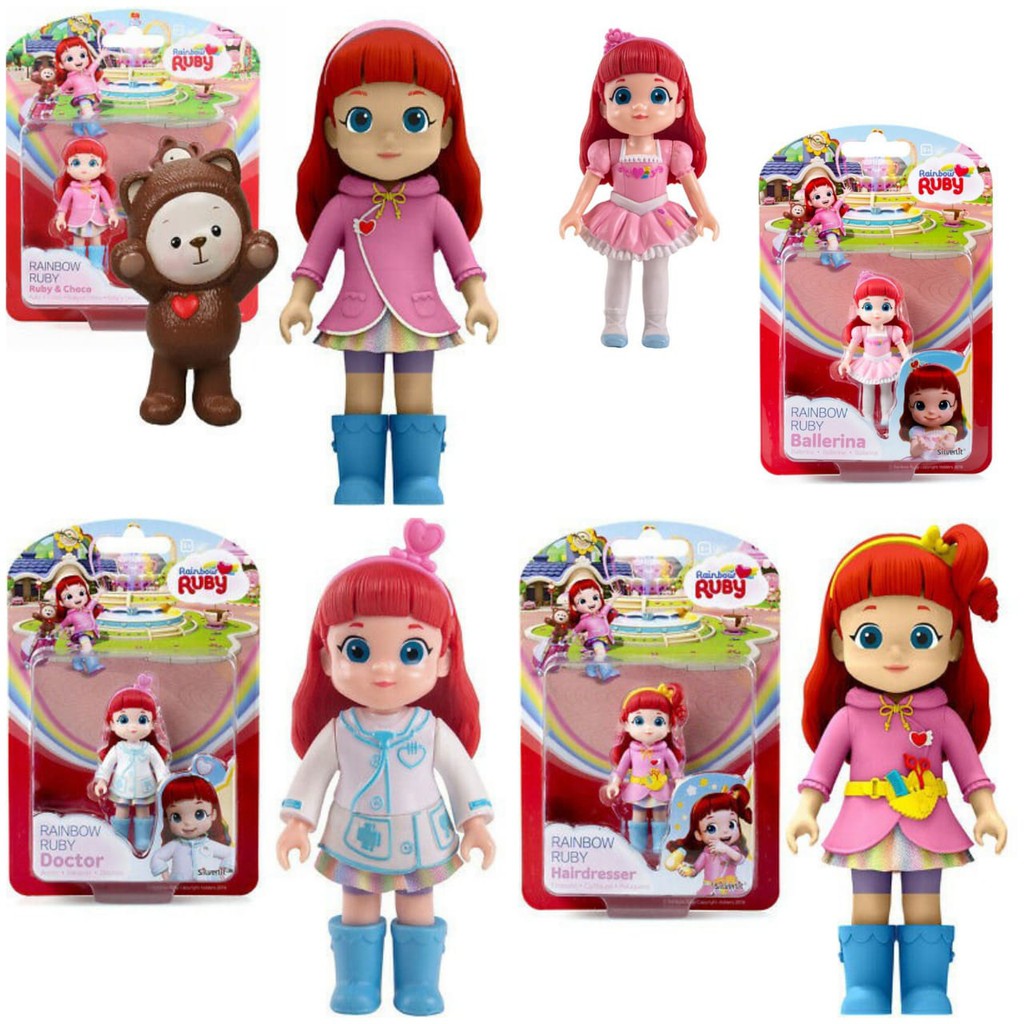 Rainbow Ruby Doctor / Chef / Ballerina / Hairdresser / Ruby & Choco ...