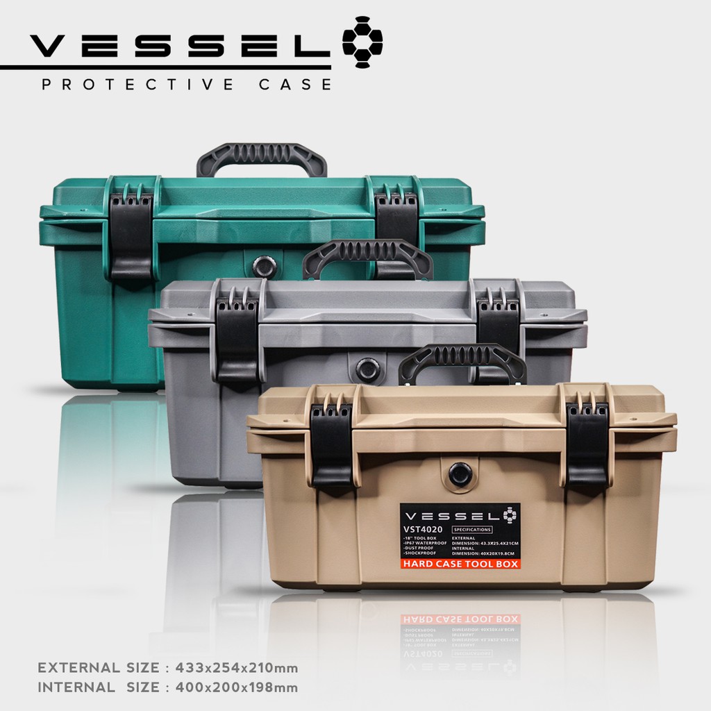 VESSEL VST4020 Hard Case Tool Box For for Hardware Tools and Equipment ...