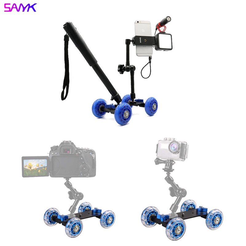 SANYK Vlogging Kit Vlog Video Photography Four-wheel Sliding Motor ...