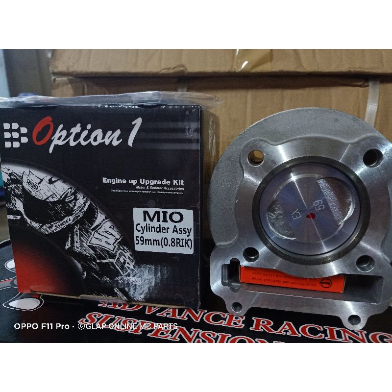 OPTION1 BLOCK MIO 59MM STEELBORE | Shopee Philippines