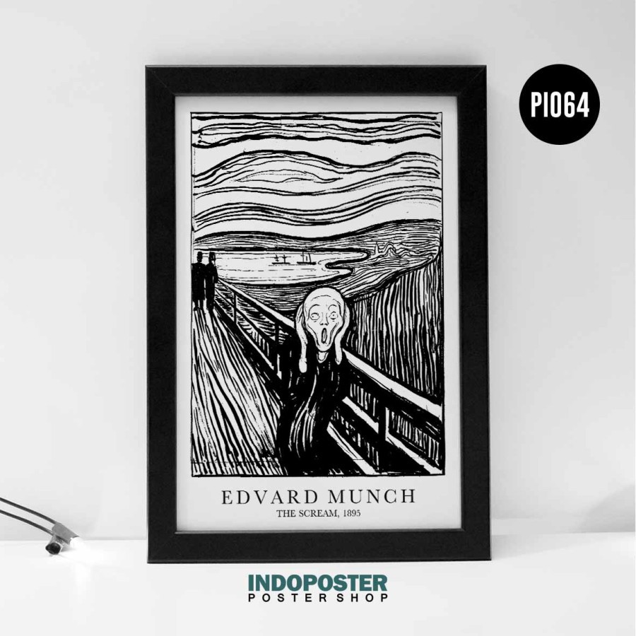 Edvard Munch The Scream 1895 Classic Famous Painting Poster | Shopee ...