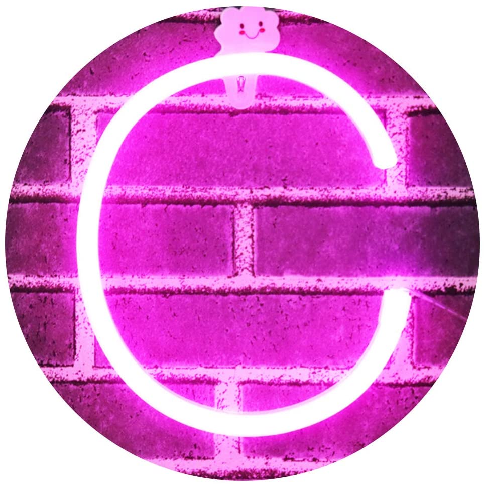 Neon Letter Sign Neon Words LED Alphabet Neon Art Lights Wall Decor ...