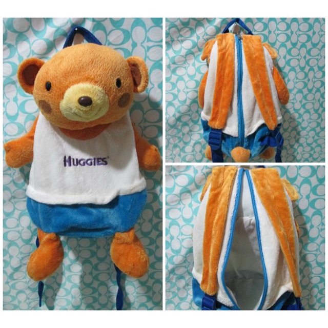 Huggies bear backpack | Shopee Philippines