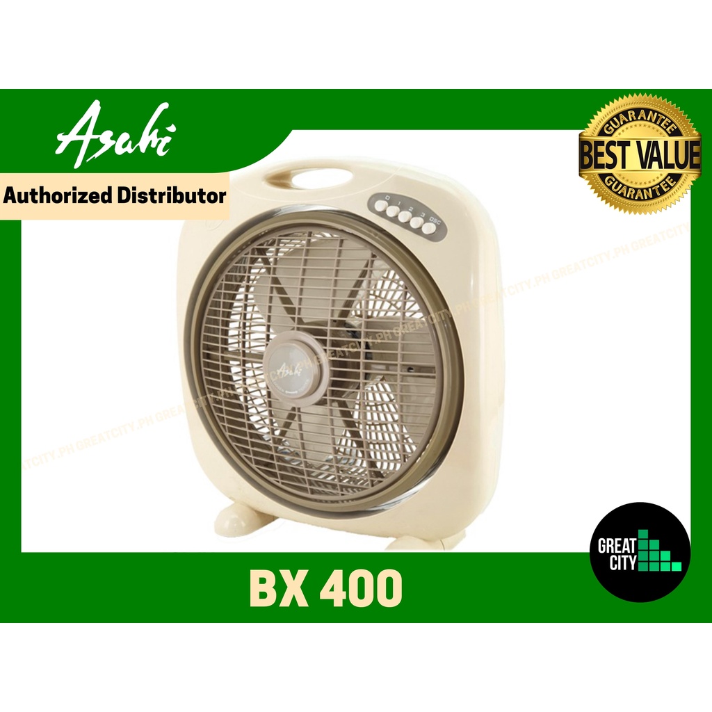 Asahi ORIGNAL BX400 14" Box Fan | Shopee Philippines
