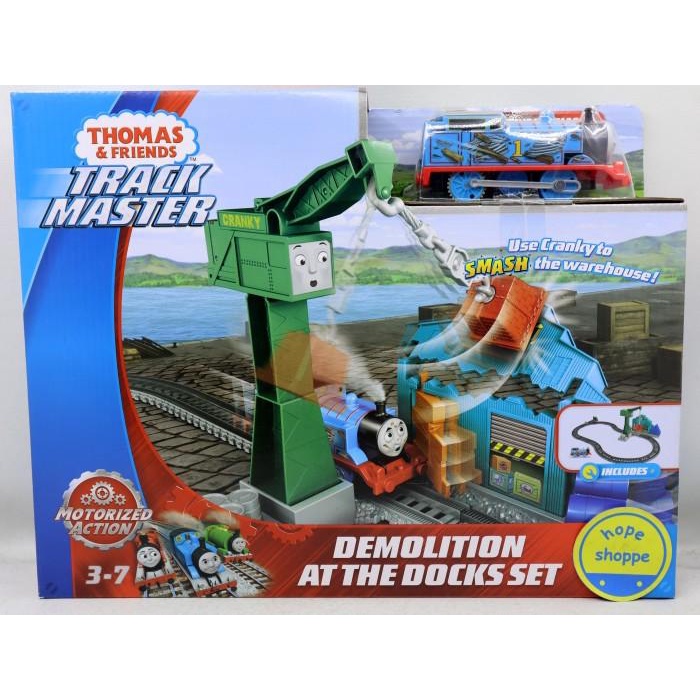 Rc | Thomas And Friends Trackmaster Demolition Toy Train At The Docks ...