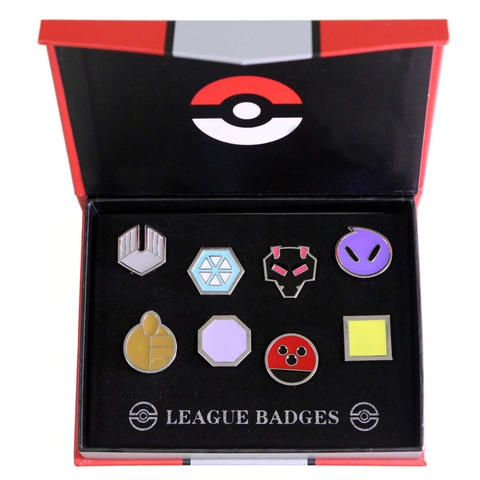 Pokemon Pokemon Badge Pokemon Figure Pokemon Badge Kanto Badge Johto ...