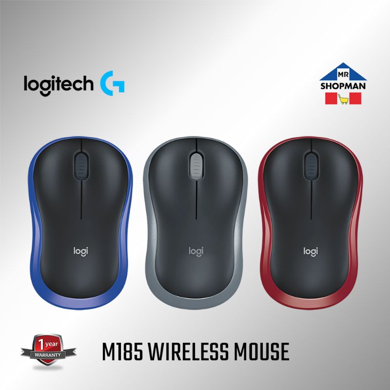 Logitech M185 Wireless Mouse 2.4Ghz w/ USB | Shopee Philippines