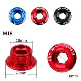 M15/M18/M19/M20 Bicycle Crankset Screws Aluminum Alloy Crank Bolt Cover ...