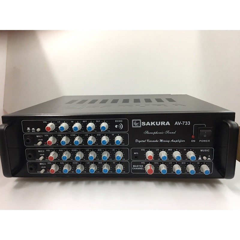 SAKURA AV-733 (ORIGINAL)DIGITAL KARAOKE MIXING AMPLIFIER 450 WATTS ...