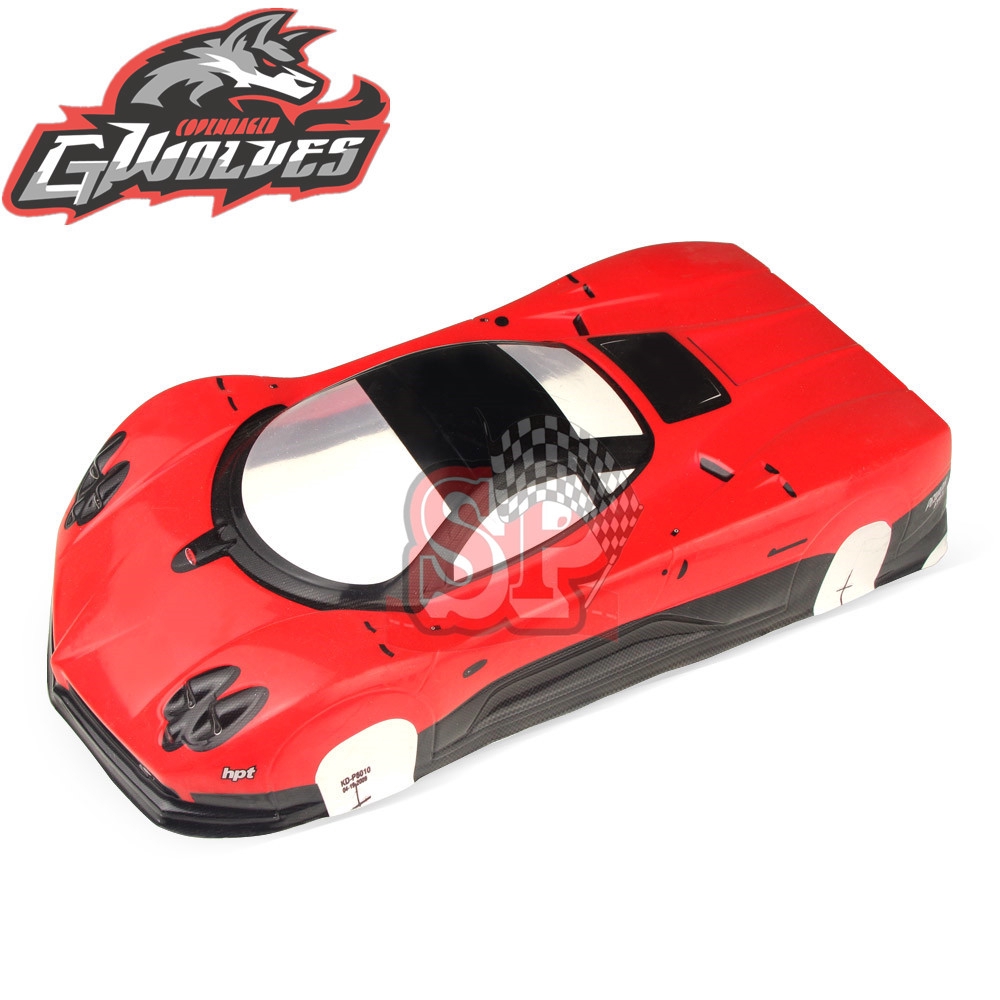 1/10 Pagani Zonda RC Car 200mm shell PVC painted Body Shell with wind ...