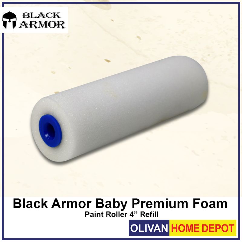 BLACK ARMOR Mini Roller Premium Foam Paint Roller 4" Refill Only | Shopee Philippines