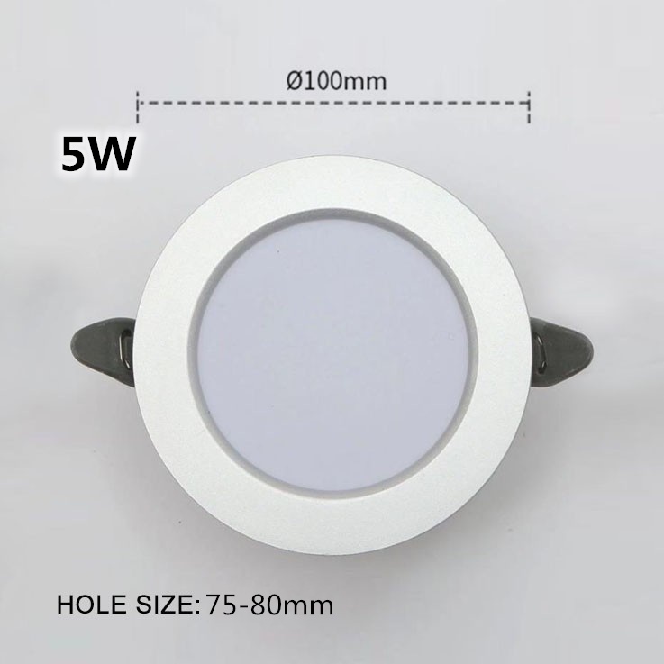 Pin light Tri color LED Downlight Ultra-Thin Ceiling Light Dimmable ...