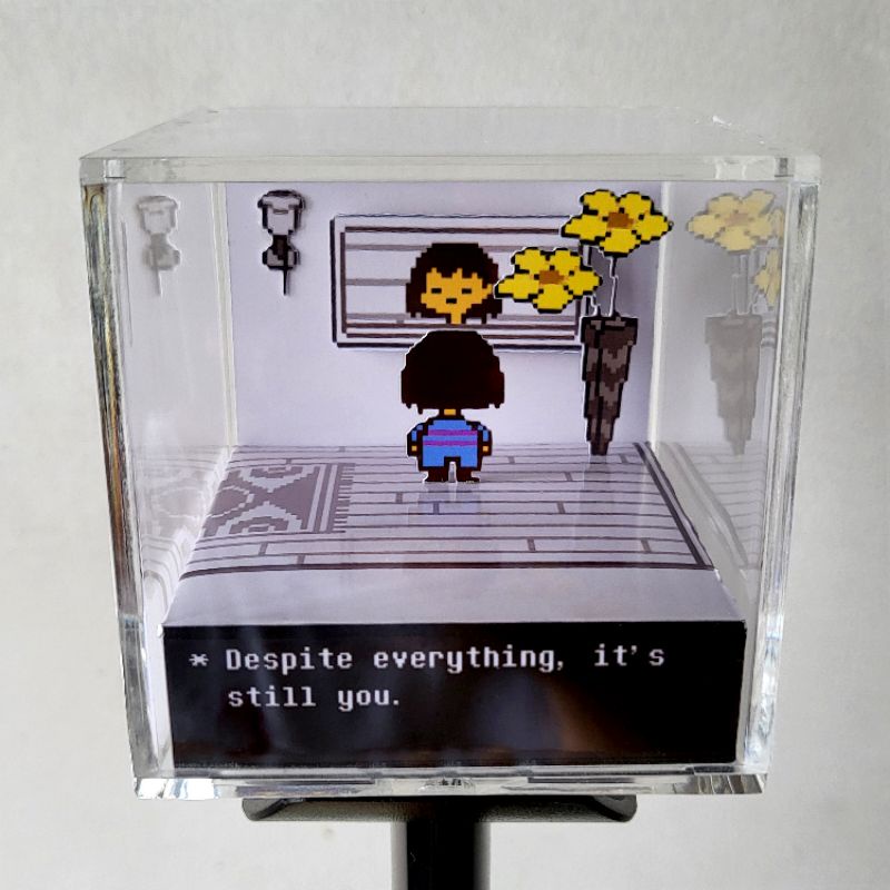 Undertale Diorama Cube (Handmade) LockedCatPH | Shopee Philippines
