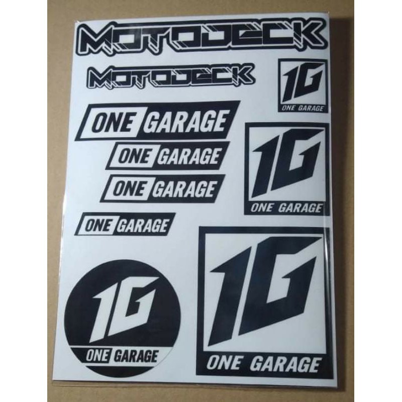 One garage sticker decals set | Shopee Philippines