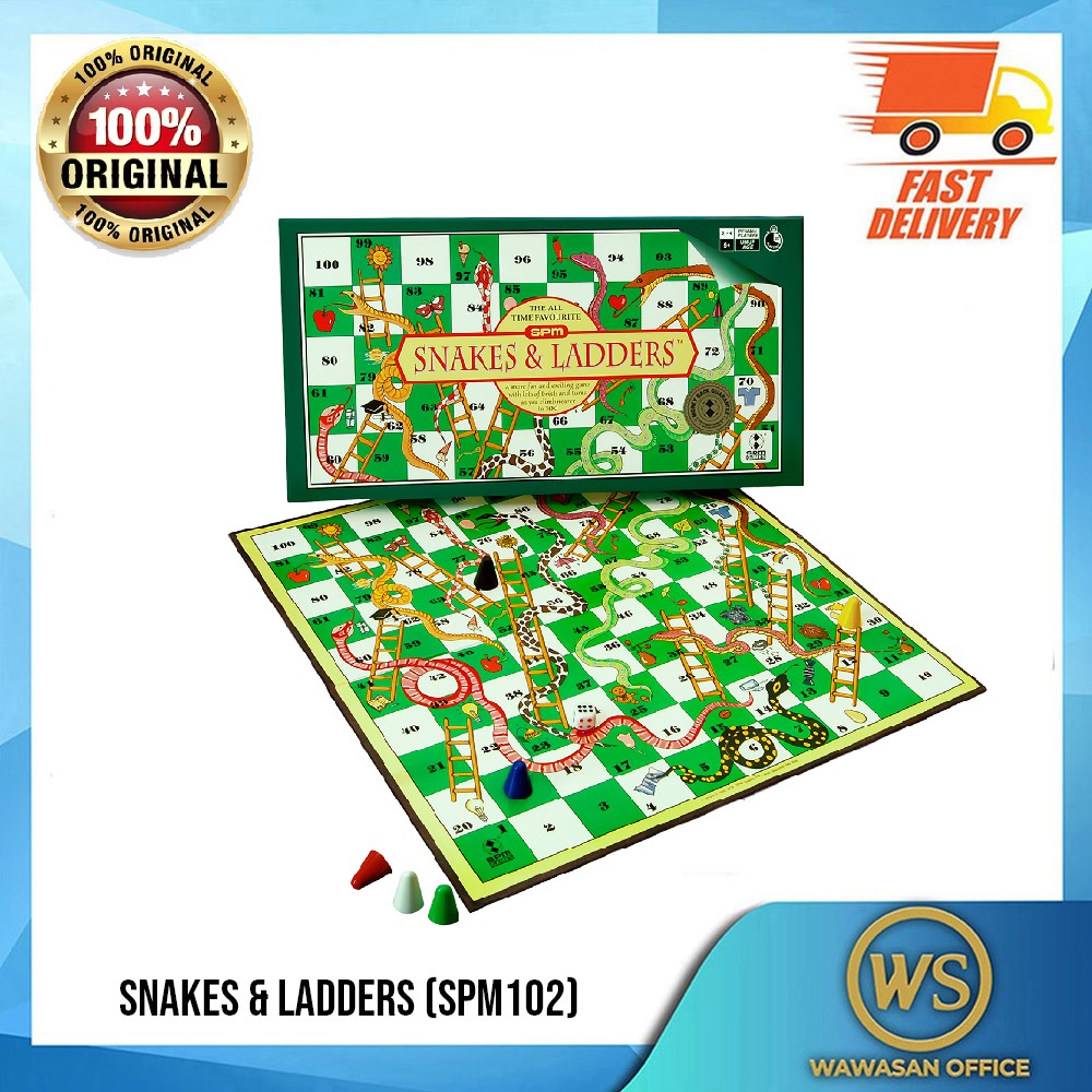 SPM GAMES SPM102 Snakes N Ladders Std Standard SPM 102 Boardgame Board games | Shopee Philippines