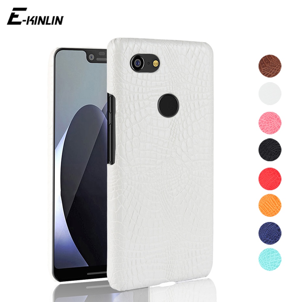 Fashion Crocodile Pattern Leather Hard Phone Case For Google Pixel 5 5a ...