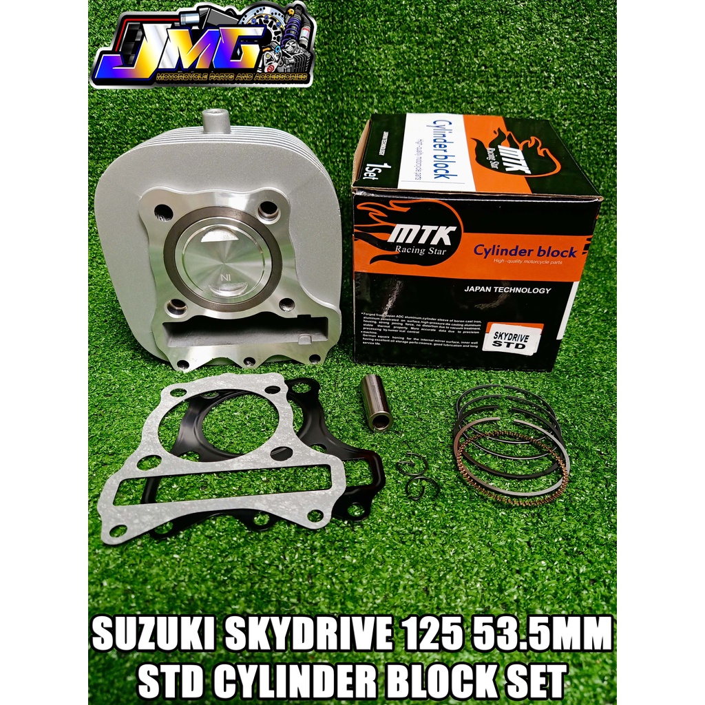 SUZUKI SKYDRIVE 125 53.5MM STANDARD CYLINDER BLOCK SET | Shopee Philippines