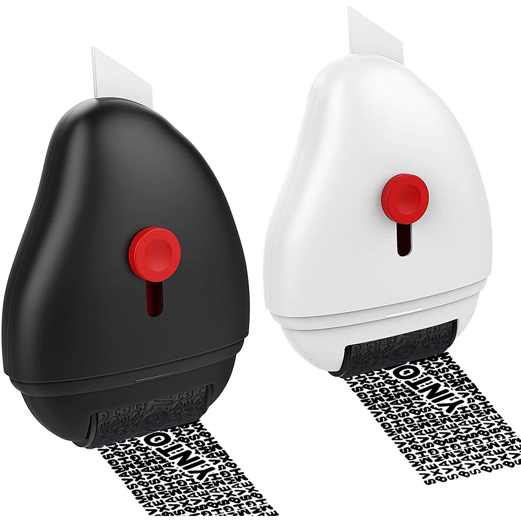 1pc Data Protection Roller Stamp Portable Information Coverage Messy ...