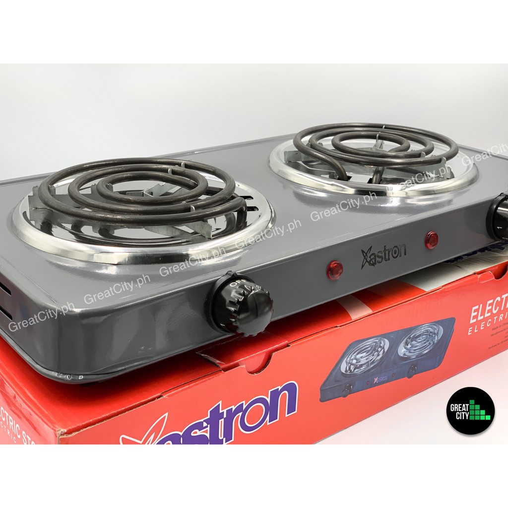 Astron Double Burner Electric Burner Stove ES271/273 | Shopee Philippines
