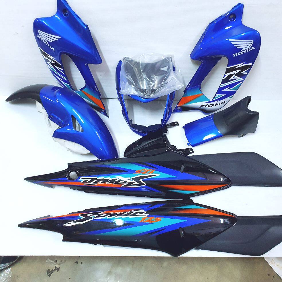 sonic Paint Set Model 2 Blue Black Old Car Frame Of 8 Pieces. | Shopee ...
