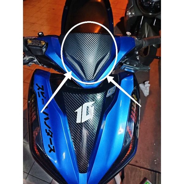 Pre Cut Carbon Sticker for Honda Click V2 125/150i Front flairings ...