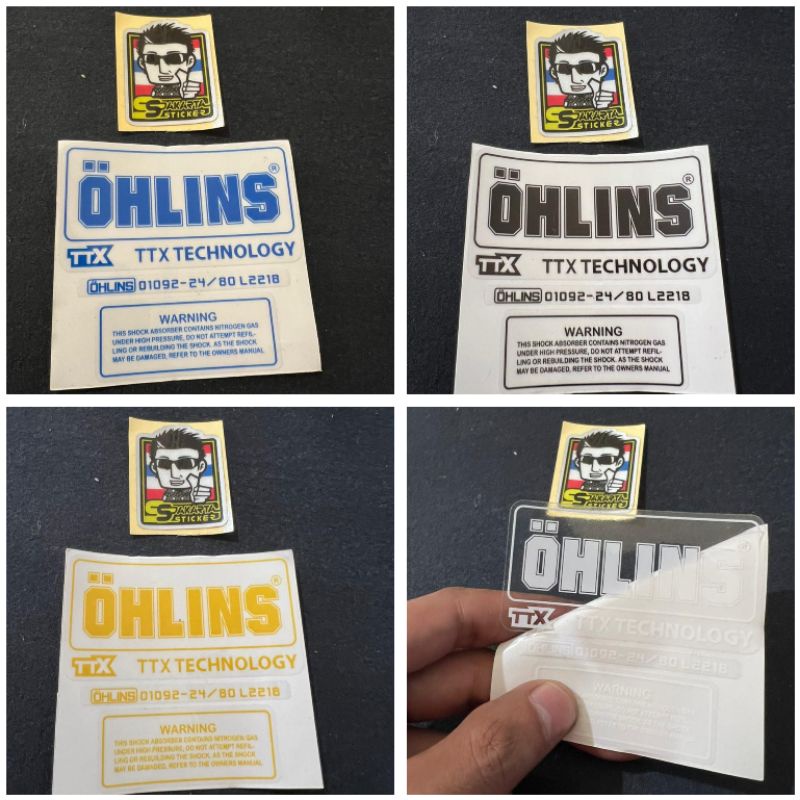 Ohlins Ttx Sticker Shock Sticker | Shopee Philippines