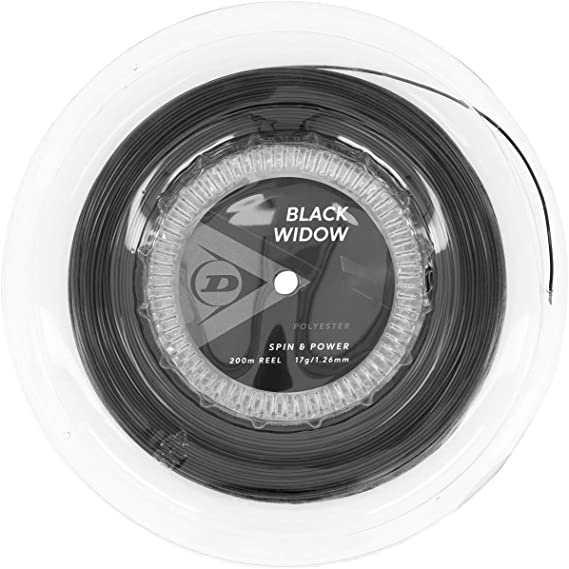 Dunlop Tennis String Black Widow 17g 200m (Reel) | Shopee Philippines