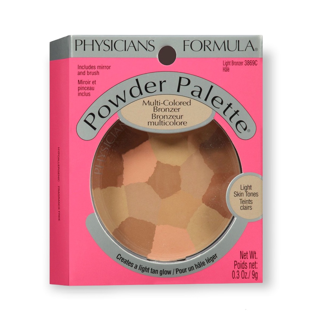 PHYSICIANS FORMULA Powder Palette Multi-Colored Bronzer (Light Bronzer ...
