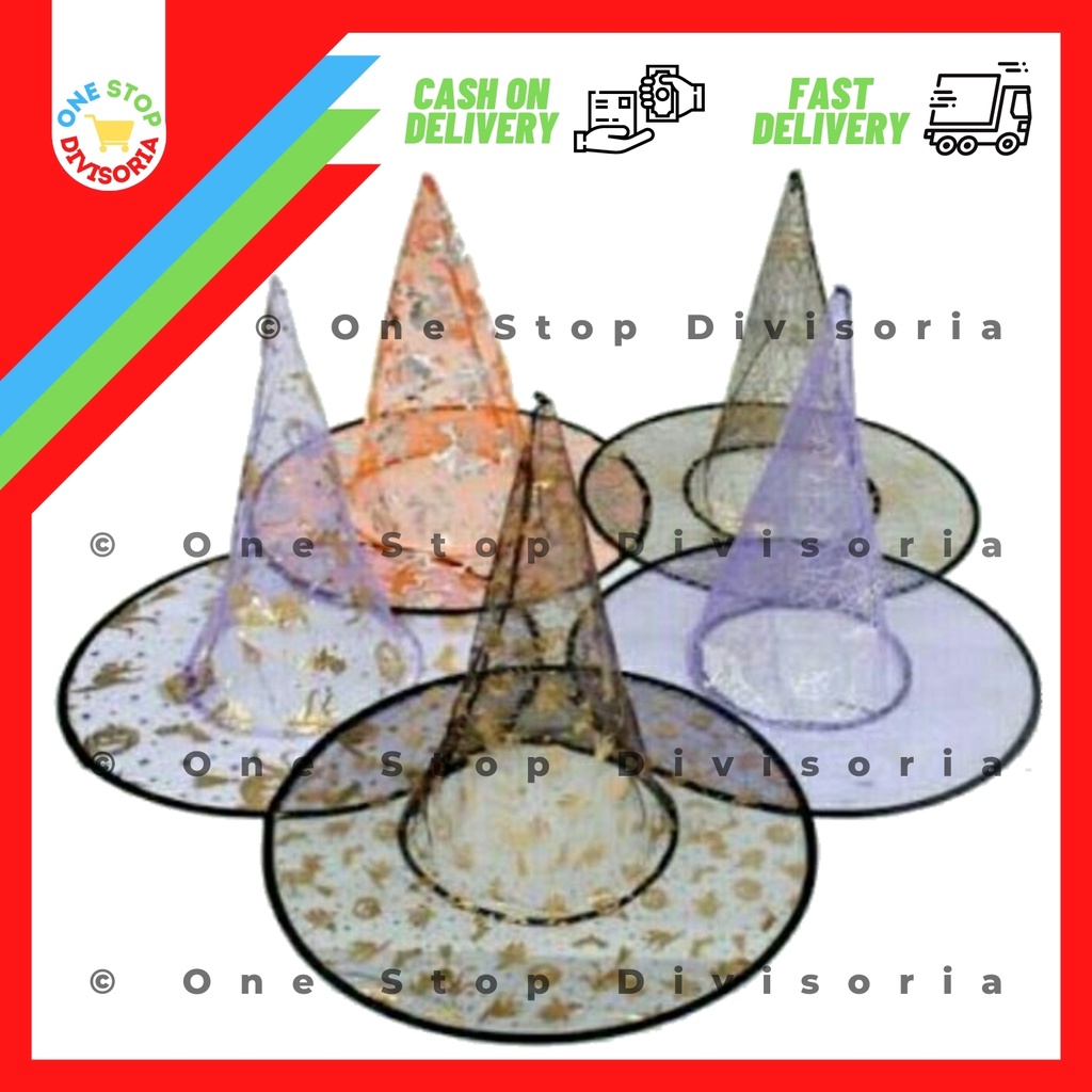 [Free Size] RANDOM COLOR | Foldable | Witch Wizard Halloween Costume ...