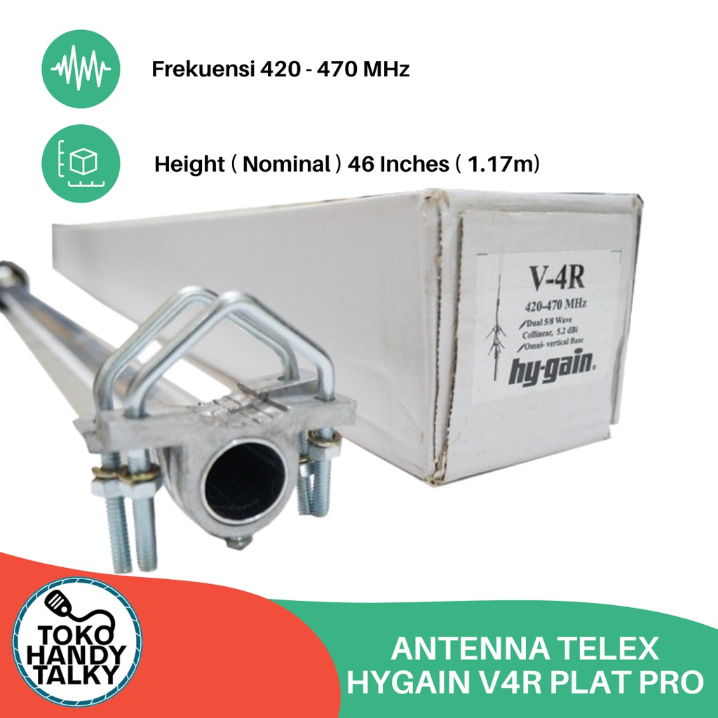ANTENNA RADIO RIG TELEX HYGAIN V4R PLAT PRO NEW | Shopee Philippines