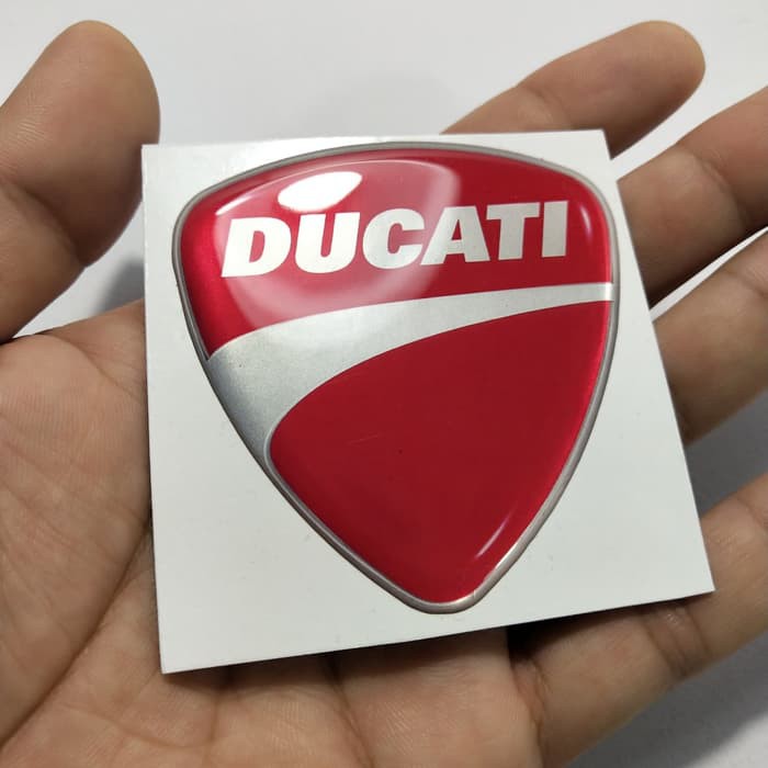 MERAH Red ducati sticker embossed | Shopee Philippines