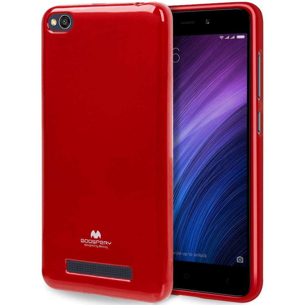 Xiaomi Redmi 5A Case Mercury Goospery Pearl Jelly Red (Soft TPU Case ...