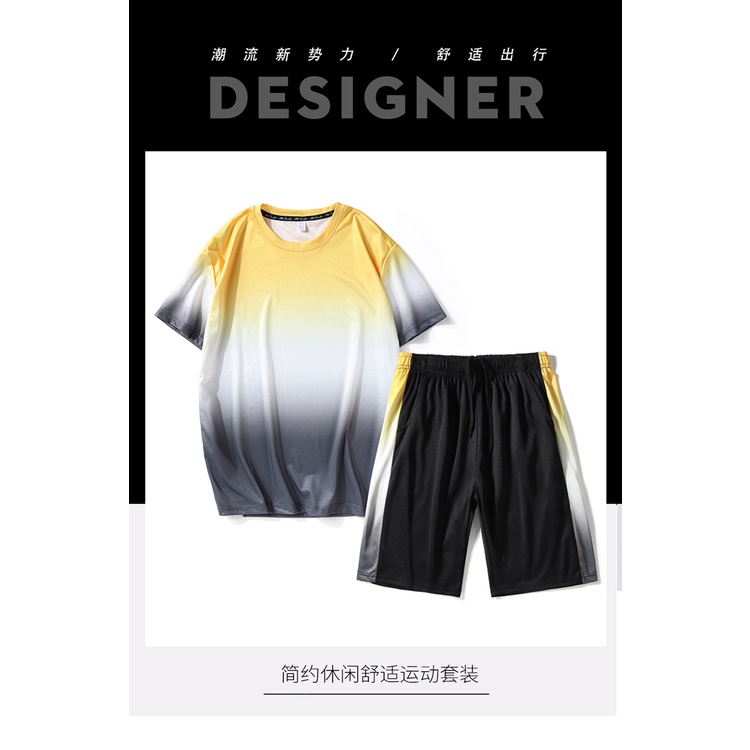 simple and breathable Fashion Korean Casual Terno For men T-shirt ...