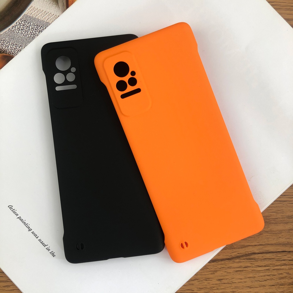 Slim Hard PC Frameless Phone Case For Xiaomi Civi 1S 5G Solid Candy ...