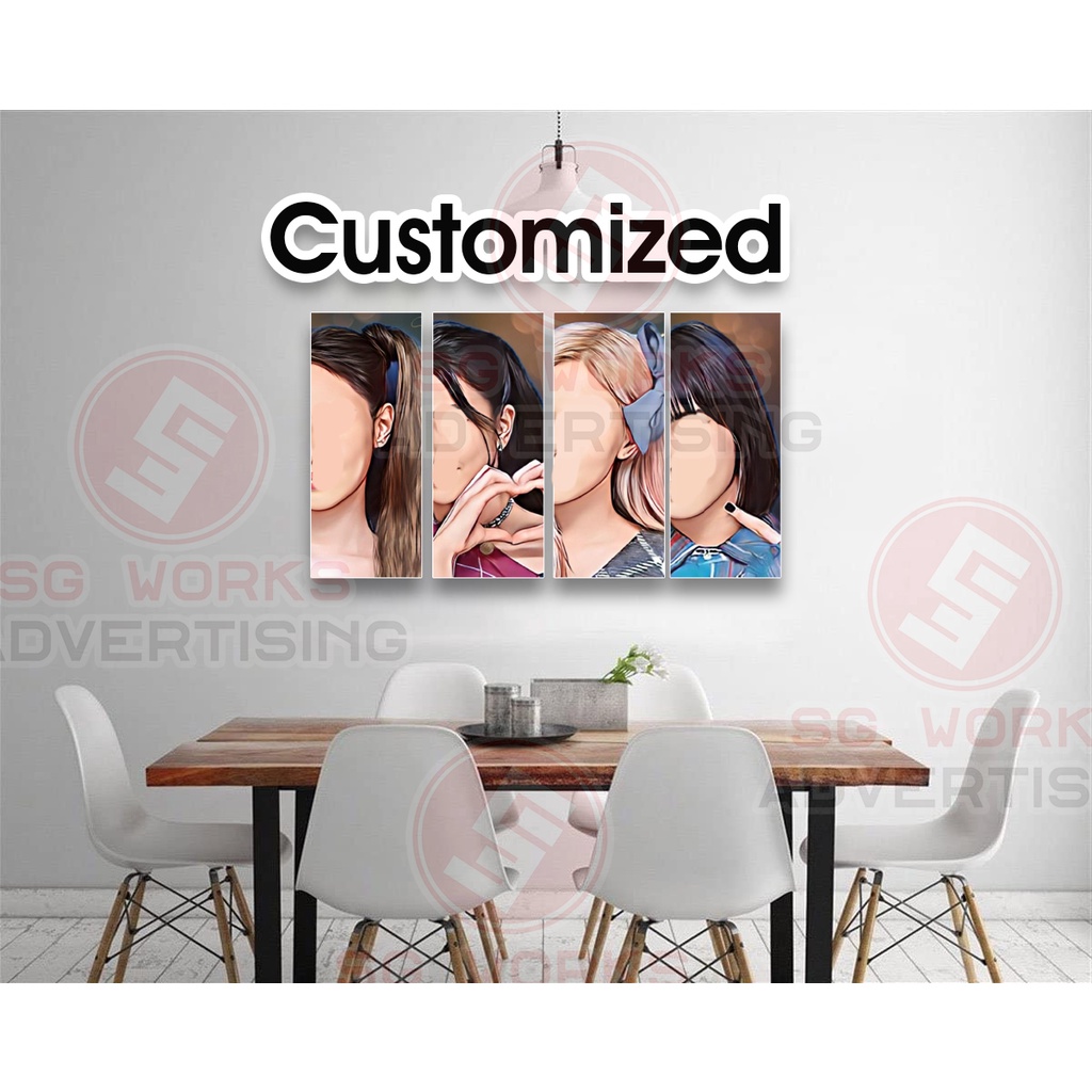 PERSONALIZED Wall Mural Sticker on Sintra Board Affordable Personalized ...