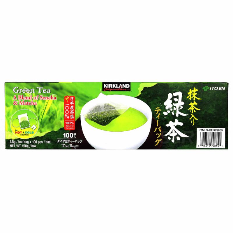 Kirkland Signature Ito En Green Tea 100 tea bags | Shopee Philippines