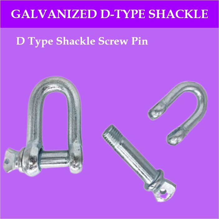 Mago 6mm-10mm-14mm Shackle D type Shackle European Type Galvanized ...