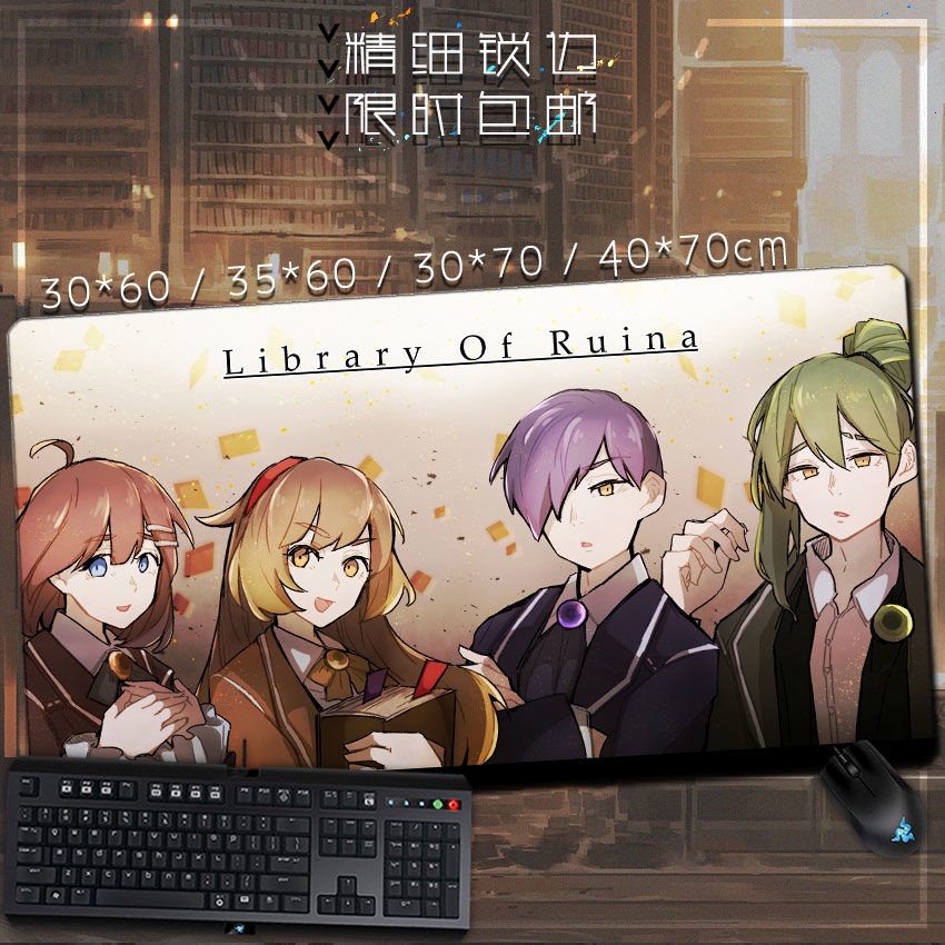Library Of Ruina Game Merchandise Super Large Mouse Pad | Shopee ...